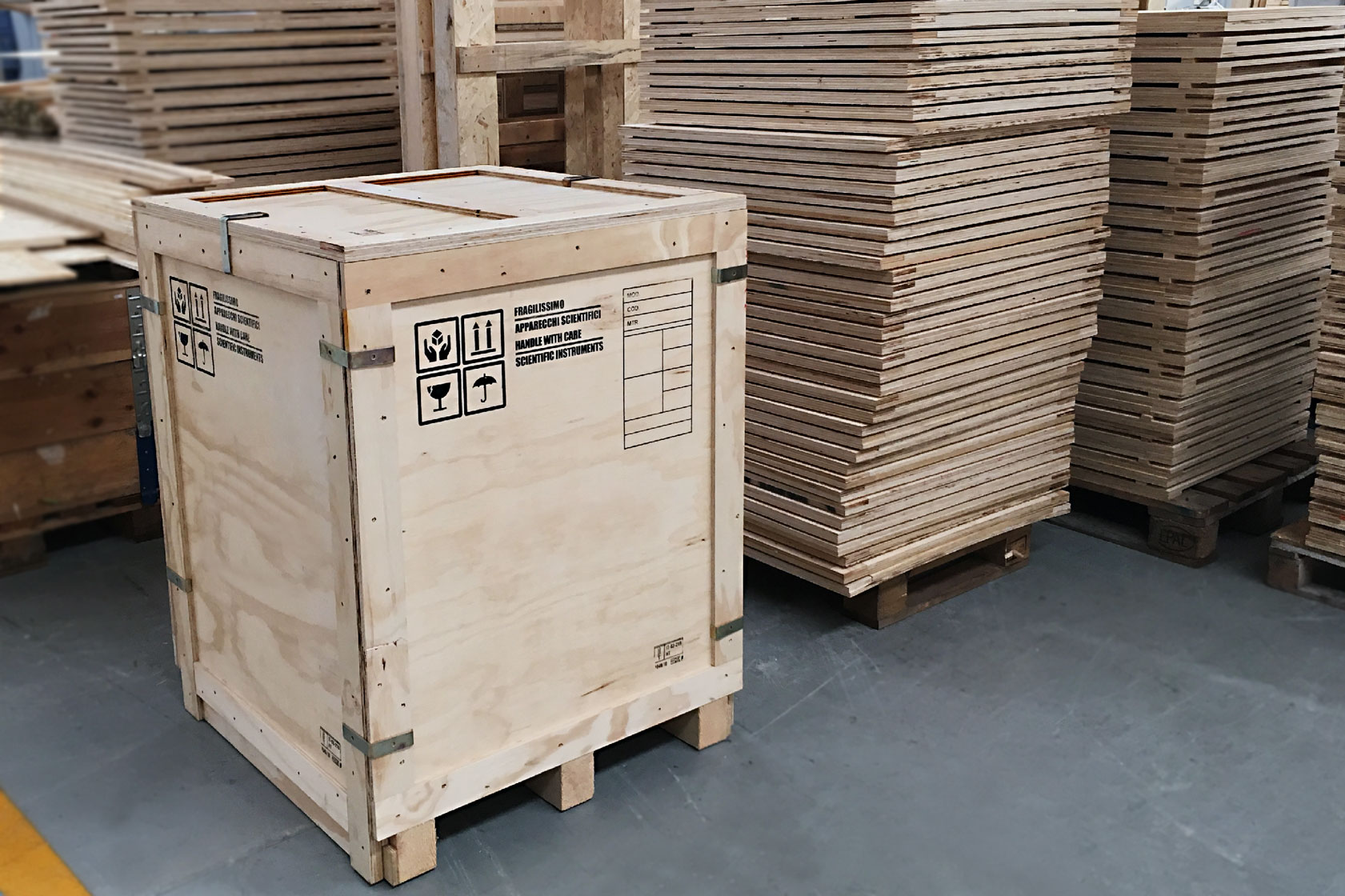 Semplice Industrial Wooden box - casse in legno | SILBOARD